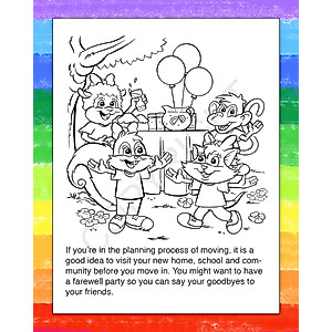 ZOCO - My New Home - Kids Coloring Books (25 Bulk Pack, Without Crayons) - Moving is Fun, Real Estate Agent Supplies, Realtor Gifts for Kids - Games, Puzzles, Activities