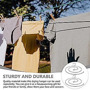 ULTNICE Spiral Shaped Drying Rack, Laundry Stand Hanger for Dorm Bed Sheet Bed Cover Bedspread Scarf Blanket Bath Towel Towelling 2PCS (Silver), 38x38x14cm