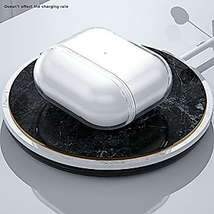 USTIYA Case for AirPods 3 Clear 2021 Protective Cover Transparent Key Chain Strap Protection Wireless Charging