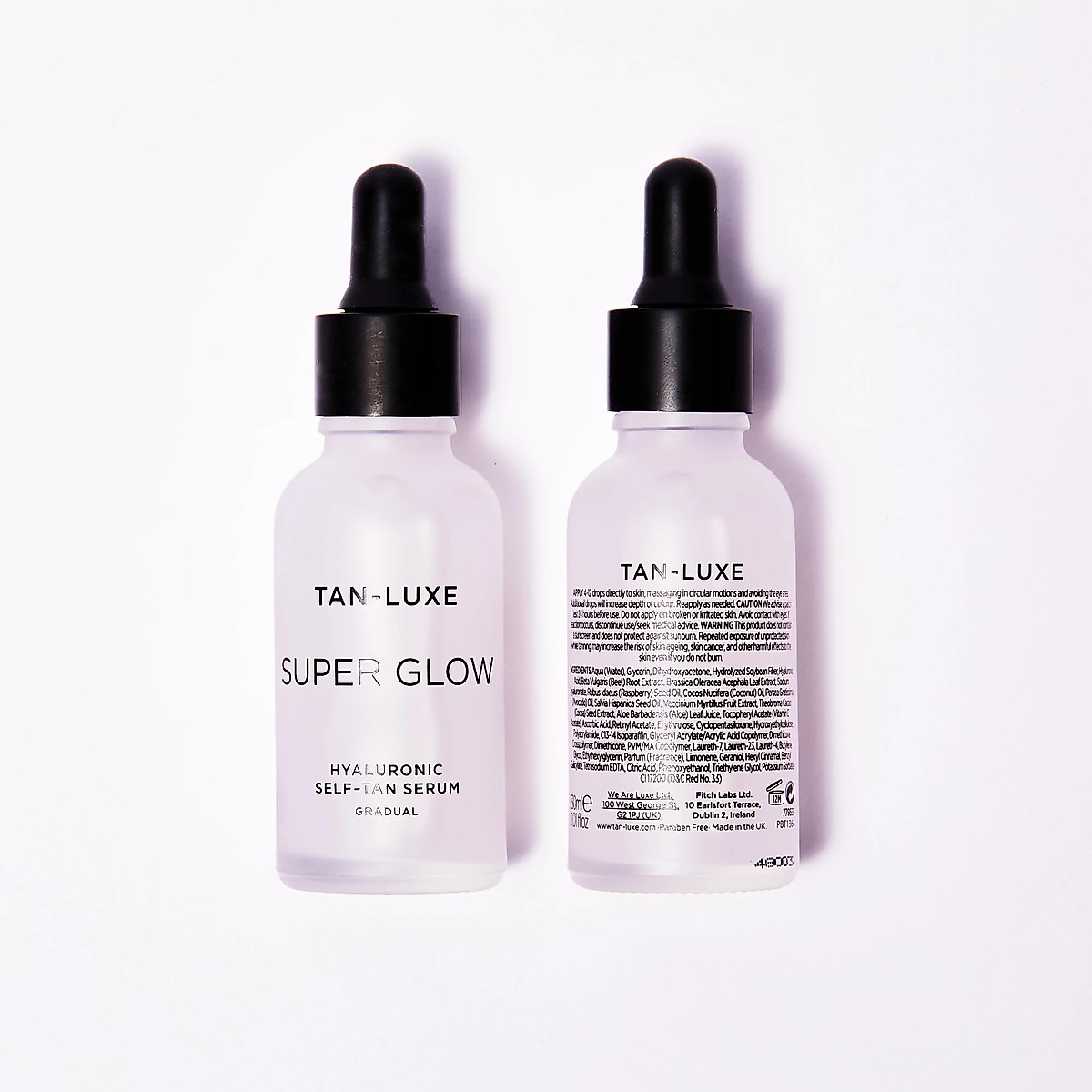 TAN-LUXE SUPER GLOW Self Tan Serum Gift Set, (10 ml) Daily Gradual Self Tanning Skincare, Cruelty Free & Vegan, Gift for women & men