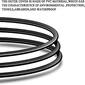 AC Printer Power Cord Repalcement for Epson Ecotank ET-2720 ET-2750 ET-2650 ET-m1120 ET-m1170 ET-3760 ET-3750 ET-2760,XP-434 XP-410 XP-300 XP-310 XP-400 XP-600, 2 Prong Printer Power Cable UL