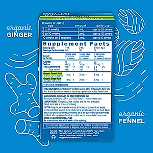 Mommy's Bliss Original Gripe Water, Gas and Colic Relief, Gentle and Safe, Made for Infants, 2 Weeks+, 2 Fl Oz (4 Pack)