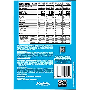 Nabisco Fun Shapes Variety Pack, Barnum's Animal Crackers, Teddy Grahams and CHIPS AHOY! Cookies, 20 Snack Packs