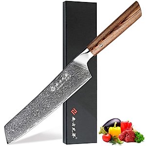 Kitchen Chef's Knife 8 Inch Professional High Carbon Super Sharp VG10 Damascus Super Steel Cooking Knife Luxury Gift Box Non Slip Wooden Handle