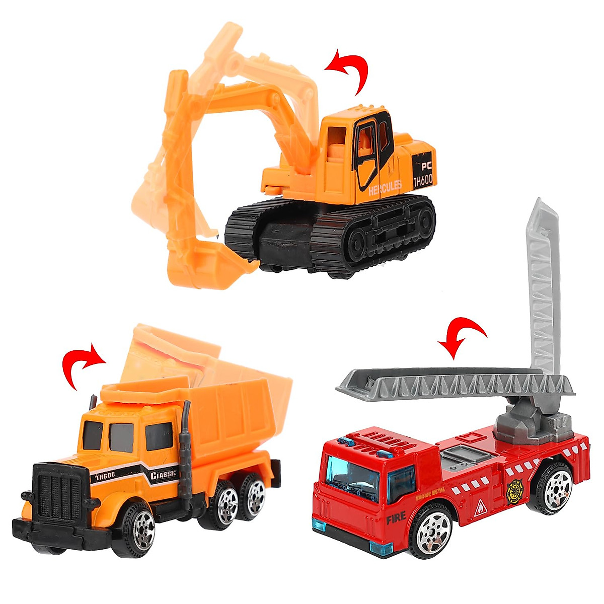 Sizonjoy 18 Pack Prefilled Easter Eggs with Die-cast Vehicles,4.2" Jumbo Plastic Easter Eggs Filled with Toys, Perfect for Basket Stuffers Fillers, Easter Eggs Hunt,Party Favor