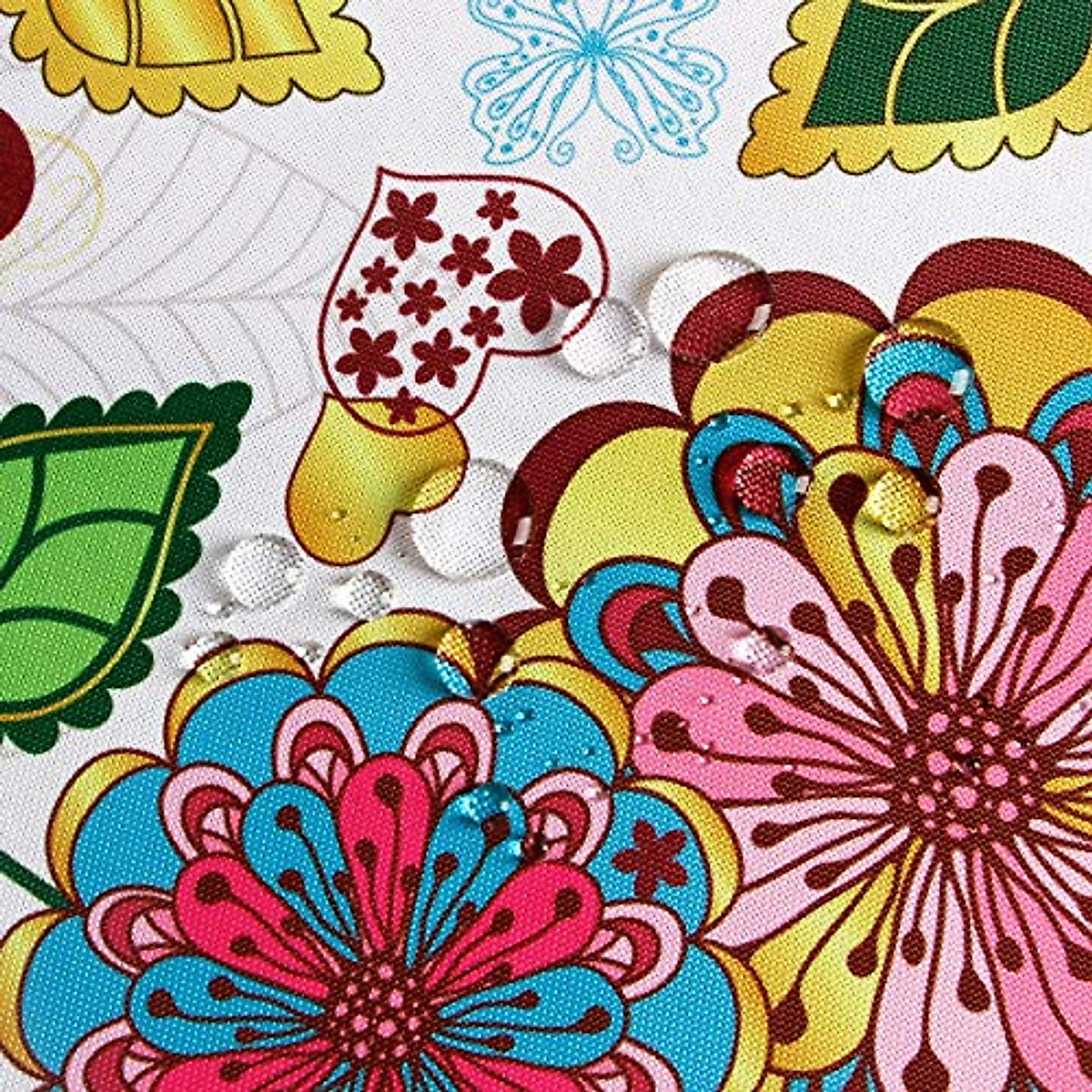 EHouseHome Outdoor and Indoor 60inch Round Tablecloth with Umbrella Hole and Zipper, Waterproof Zippered Patio Table Cloths, Spring/Summer Table Covers for Backyard Circular Table/BBQs/Picnic