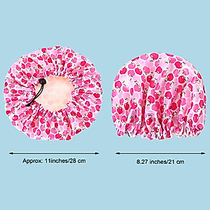 5 Pieces Kids Satin Bonnets Adjustable Sleeping Caps Reversible Satin Night Hats Soft Colorful Satin Cap for Toddler Child Teens