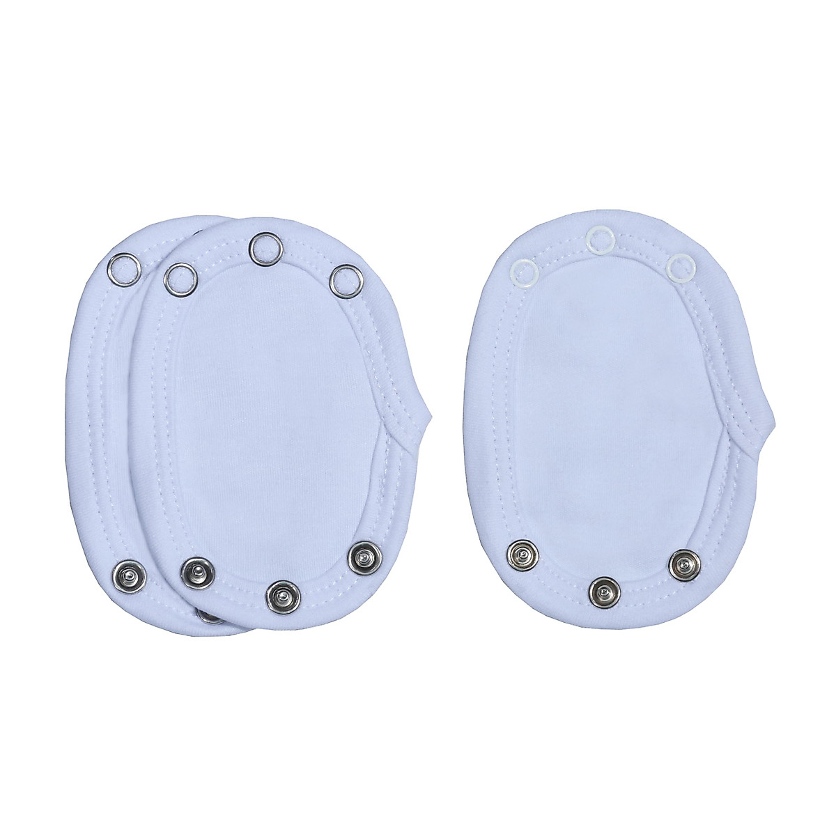 Baby Bodysuit Onesies Extender pack of 3 (Variety Pack, 2 Different Size snaps)