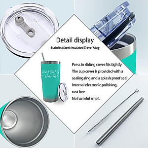 liabiliies put it on my dads tab Tumbler Coffee Tumblers 20 oz Tumbler with Lid and Straw Insulated Tumblers Stainless Steel Tumbler