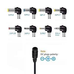 Belker 12W Universal 3V 4.5V 5V 6V 7.5V 9V 12V AC DC Adapter Power Supply for Household Electronics - Max. 1000mA