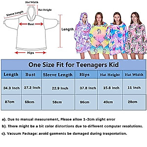 Nousion Women Hoodie Blanket Sweatshirt Oversized Wearable Sweatshirt Super Soft Fleece Blanket for Women Great Throw Sweatshirt for Bath and Watching TV