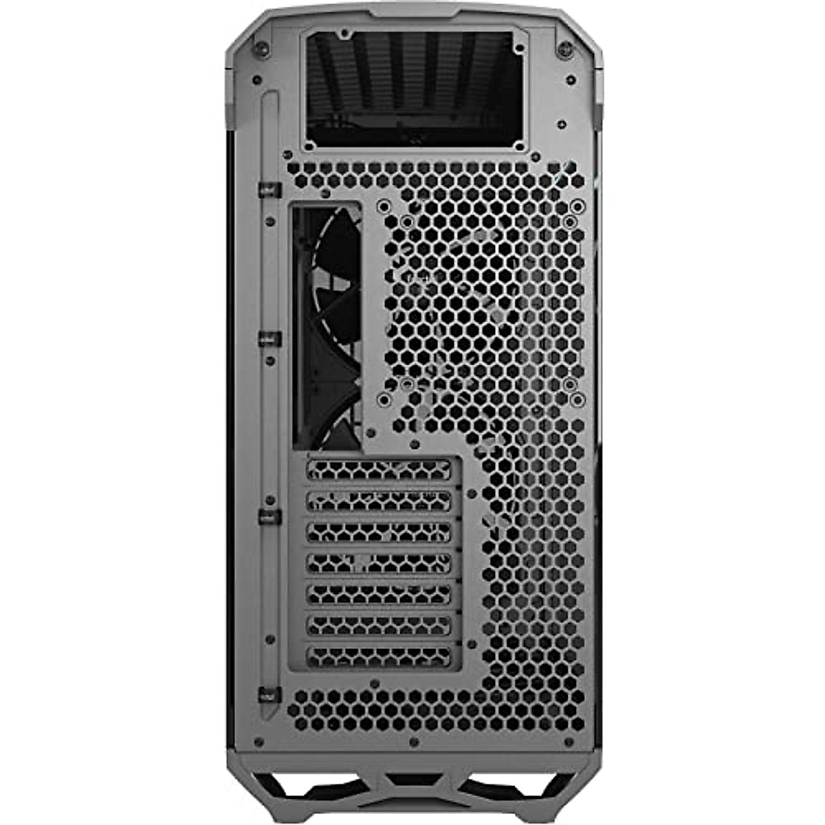 Fractal Design Torrent Gray - Ligth Tint Tempered Glass Side Panel - Open Grille for Maximum air Intake - Two 180mm PWM and Three 140mm Fans Included - Type C - ATX Airflow Mid Tower PC Gaming Case