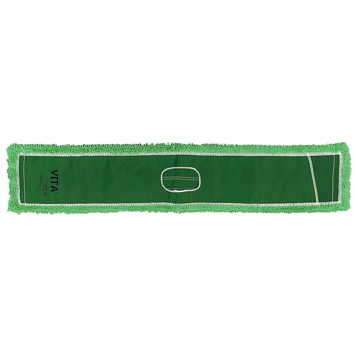 Green Monster - 72" Twisted-Loop Microfiber Dust Mop Kit: Superior Cleaning for Large Spaces