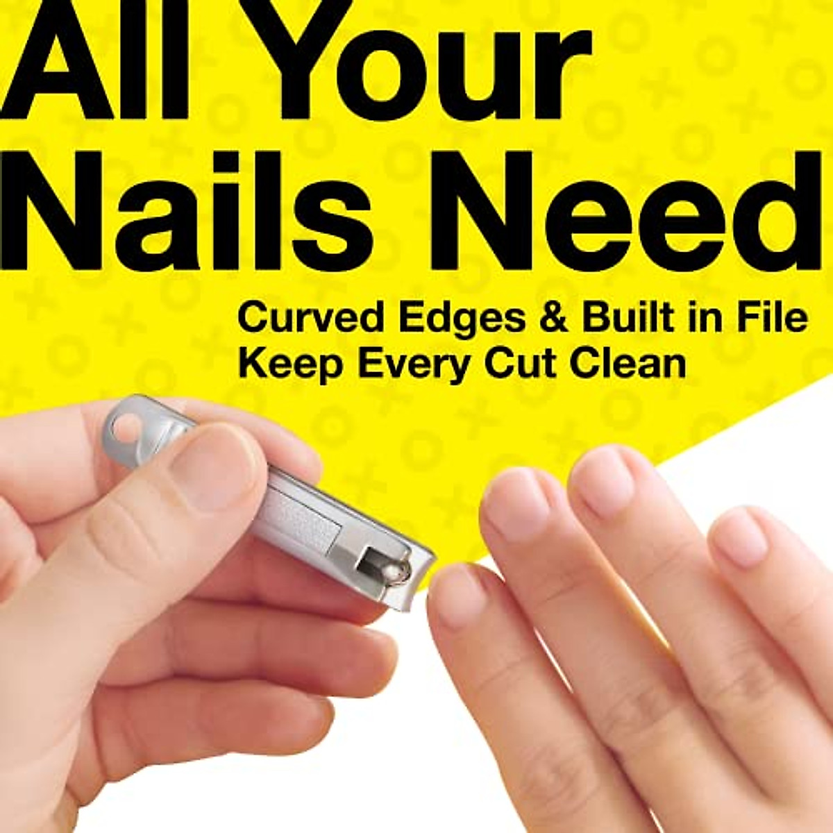 Harperton Nail Clippers Set - 2 Pack Stainless Steel Ingrown Toenail Tool, Professional Fingernail & Toenail Clippers for Thick Nails…