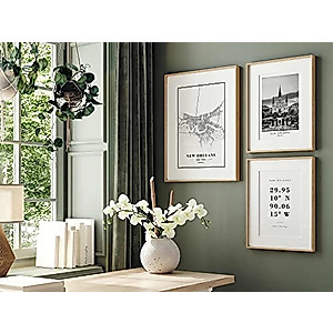 Dear Mapper New Orleans United States View Abstract Road Modern Map Art Minimalist Painting Black and White Canvas Line Art Print Poster Art Print Poster Home Decor (Set of 3 Unframed) (12x16inch)