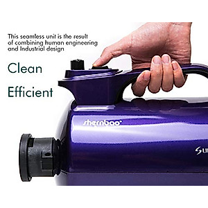 shernbao High Velocity Professional Dog Pet Grooming Hair Drying Force Dryer Blower 5.0HP (Super Cyclone) SHD-2600P (Purple)
