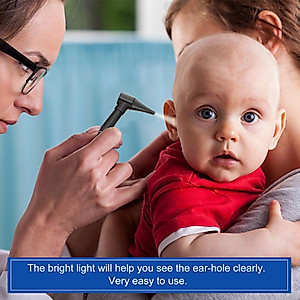 Baluue 1 Set LED Diagnostic Otoscope Ear Care Checker Ear Inspection Scope Medical Instrument Otoscope for Kids Adults Doctor Eldery Pet Screening