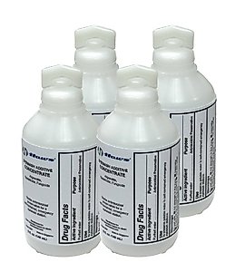 Haws 9082 Sterile Bacteriostatic Preservative, for Use in Portable Eyewash Stations (Box of 4), 5 Oz.