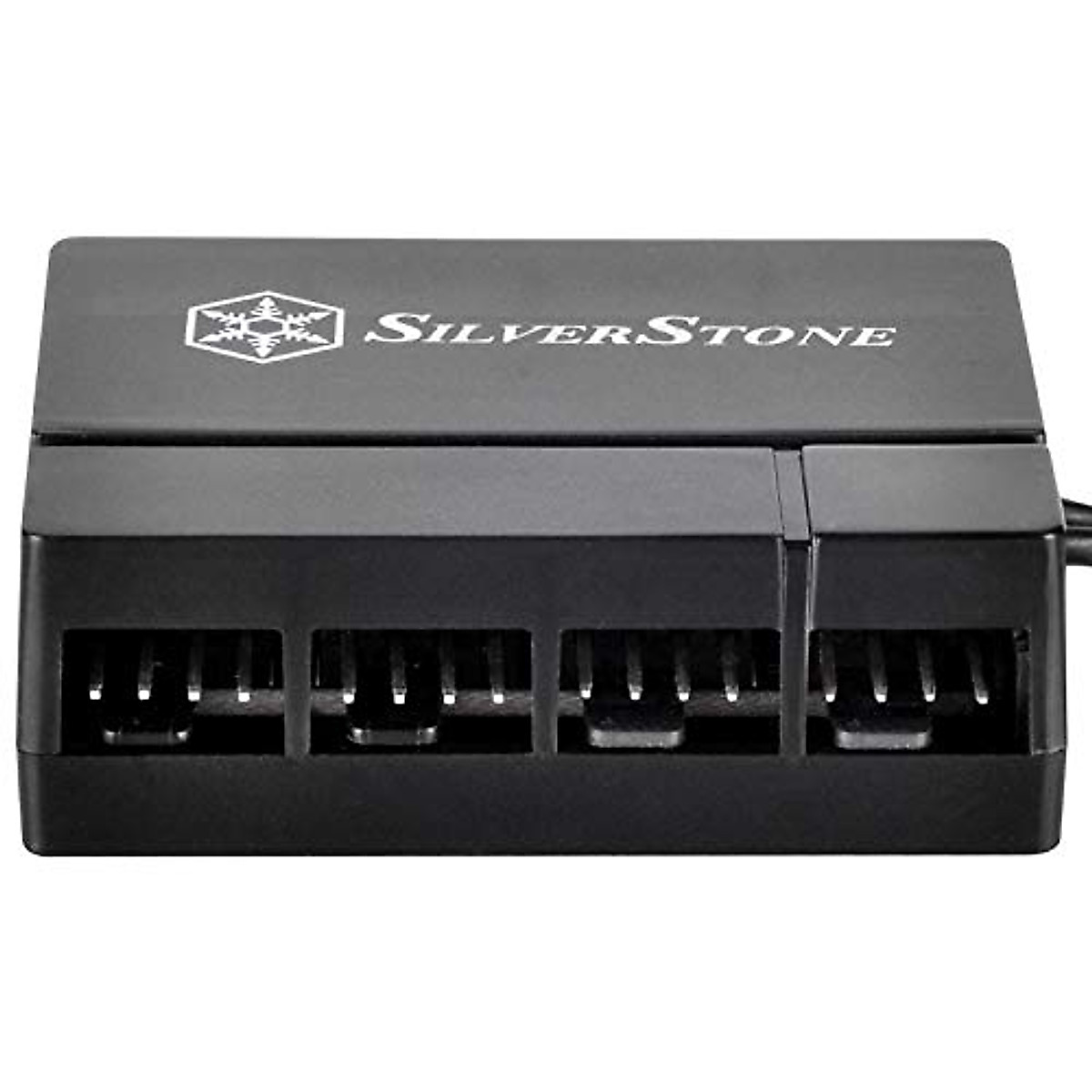 SilverStone Technology Silverstone 8-Port PWM Fan Hub/Splitter for 4-Pin & 3-Pin Fans* in Black SST-CPF04-USA (Newest Version)