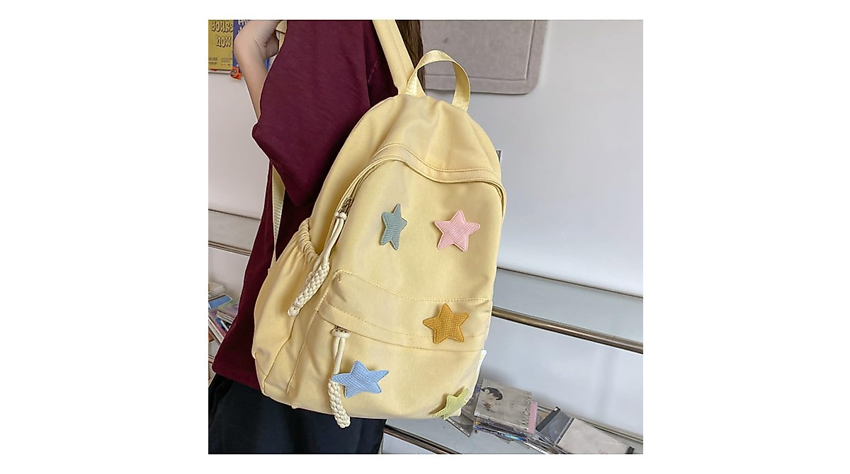 Stylish MININAI Y2K Backpack - Trendy College Gear