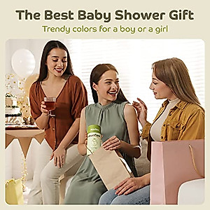 BUNFLEE Baby Bandana Drool Bibs for Boys and Girls - 5 Pack Soft and Absorbent Cotton Baby Bibs for Newborns and Toddlers - Gender Neutral Baby Gifts Idea - Cute Registry for Baby Shower Gifts