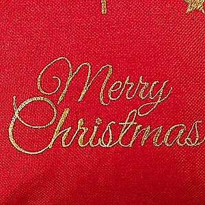 Violet Linen Seasonal Xmas Christmas Holiday Glories Pattern, Polyester Embroidered Jacquard, Ornaments, 18 Inch x 18 Inch, Square, Decorative Accent Throw Pillow