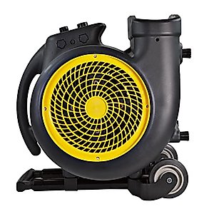Comfort Zone CZBC101T 1HP/6.9AMP, 1900CFM 3-Speed High Velocity Air Mover Carpet Dryer with Timer and Adjustable Angles, Dries Wet & Damp Spaces, Crawl spaces, Basement Floors, Fresh Paint, Carpets