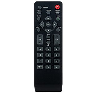 NH001UD Replacement Remote Control Applicable for Sylvania LCD LED TV LC190SL1 LC220SL1 LC320SL1 LC320SL1DS1 LC320SL1DS2 LC320SL1DS5 LC320SL1TH1 LC320SL1TH2