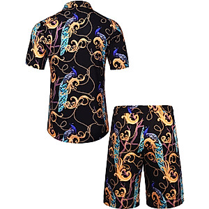 Men's Casual Button-Down Shirt - Fashionable Hip Hop, Golf, Beach, & Brunch Outfits for Hombres