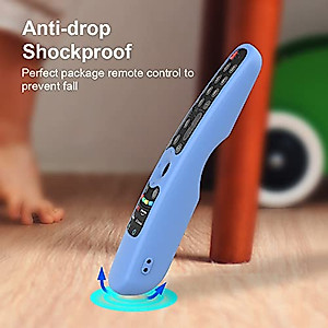 MR21GC Remote Cover Replacement for LG AN-MR21GA / AN-MR21GC Magic Remote Control w/NFC (2021), Blue Silicone Case Skin Glow in The Dark - LEFXMOPHY