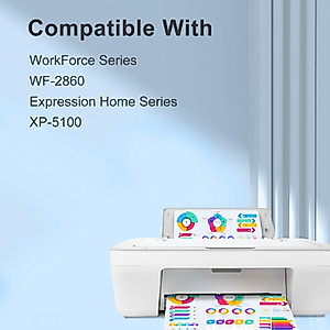 TEINO Remanufactured Ink Cartridge Replacement for Epson 202XL 202 XL T202XL use with Epson Workforce WF-2860 Expression Home XP-5100 (Black, Cyan, Magenta, Yellow, 4-Pack)