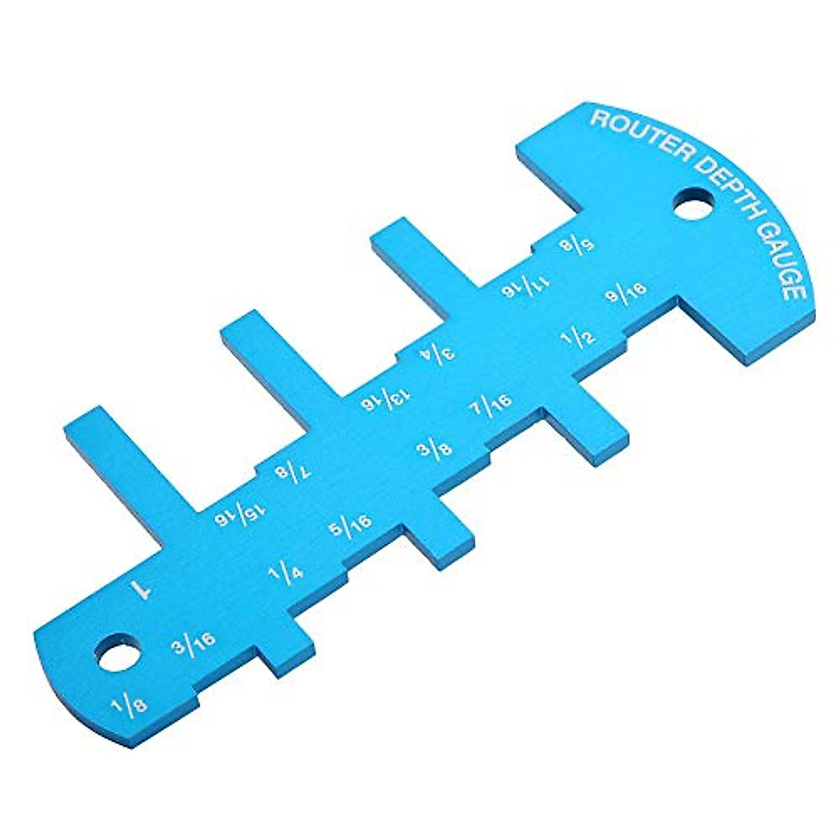 Table Saw Depth Gauge Height Limit Gauge Measuring Ruler Router Depth Gauge Aluminum Alloy Woodworking Tool