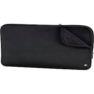 Hama 216504 Neoprene Laptop Bag, 36 cm Size, Black, Black, Contemporary