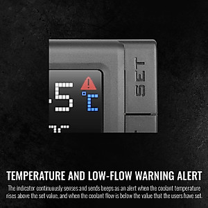 Thermaltake Pacific TF2 G1/4 Copper Core Construction TT RGB Plus Software Monitoring Celsius/Fahrenheit Temperature and Flow Indicator CL-W275-CU00SW-A