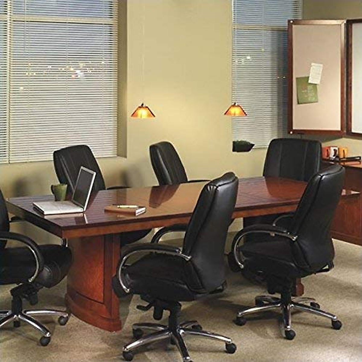 Mayline Group Mayline Sorrento Conference Room Tables, 6 feet, Bourbon Cherry Veneer