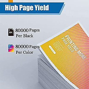 DR-311 Imaging Drum Compatible Drum Unit Replacement for Konica Minolta DR311, High Yield Work with Bizhub C220 C280 C360 C7722 C7728 Printer (3PK Cyan/Magenta/Yellow)