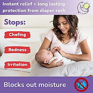 Doctor Butler’s Diaper Rash Cream – Maximum Strength Diaper Rash Cream for Baby Providing Fast Relief & Protects Sensitive Skin, Botanically-Derived Ingredients & Free of Irritants (3oz)