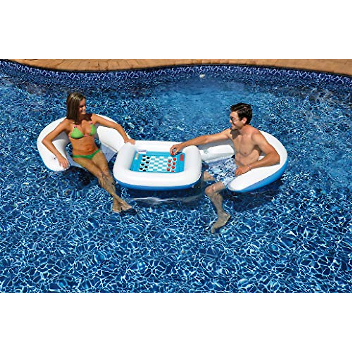 Swimline Game Station Set with Waterproof Playing Cards, white/blue (90675)