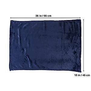 ARTIBETTER Waterproof Blankets Flannel Blanket Cozy Warm Comfy Plush Travel Throw Blanket 50x70cm for Sofa Bed Chair Couch Car Pet