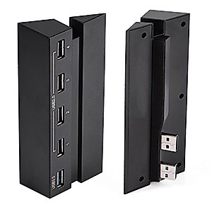 USB Hub 3.0, High Speed USB Adapter 5 Port Low for Game Console