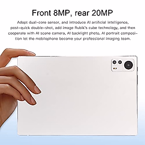 EBTOOLS 10.1 Inch Tablet, 8G RAM 256G ROM, 1960x1080, MT6753 Octa Core, Built in GPS, 5G WiFi Calling Tablet with Capacitive Screen 5 Point Touch, for Android 11