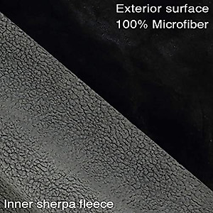 CareGabi Oversized Blanket Hoodie, Sherpa Wearable Blanket, Reversible Blanket Sweatshirt with Pocket for Women Adult Men, 12USWWBY001CYS