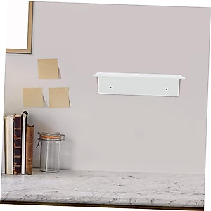 LIFKICH 2pcs Speaker Stand Wall Floating Shelves Wall Bracket Wall Mount Stand Wall Mounts Speaker Mount Speaker Wall Shelf Wall Mount Shelves Small Wall Shelf Modern Shelf Acrylic White