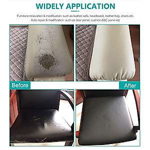 Synthetic Leather Vinyl Marine Fabric, Replacement Boat Houseboats Interior Bolsters and Headliners, Softer and More Durable (108x55inch, White)