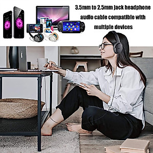 QC35 Cable 3.5 to 2.5 Extension Cord Replacement Audio Cable Line Compatible with Bose QuietComfort 45/35 II Wireless Headphones 700 / QC35 II / QC35 QC45(Series I) / SoundLink II On-Ear 2 OE2 OE2i