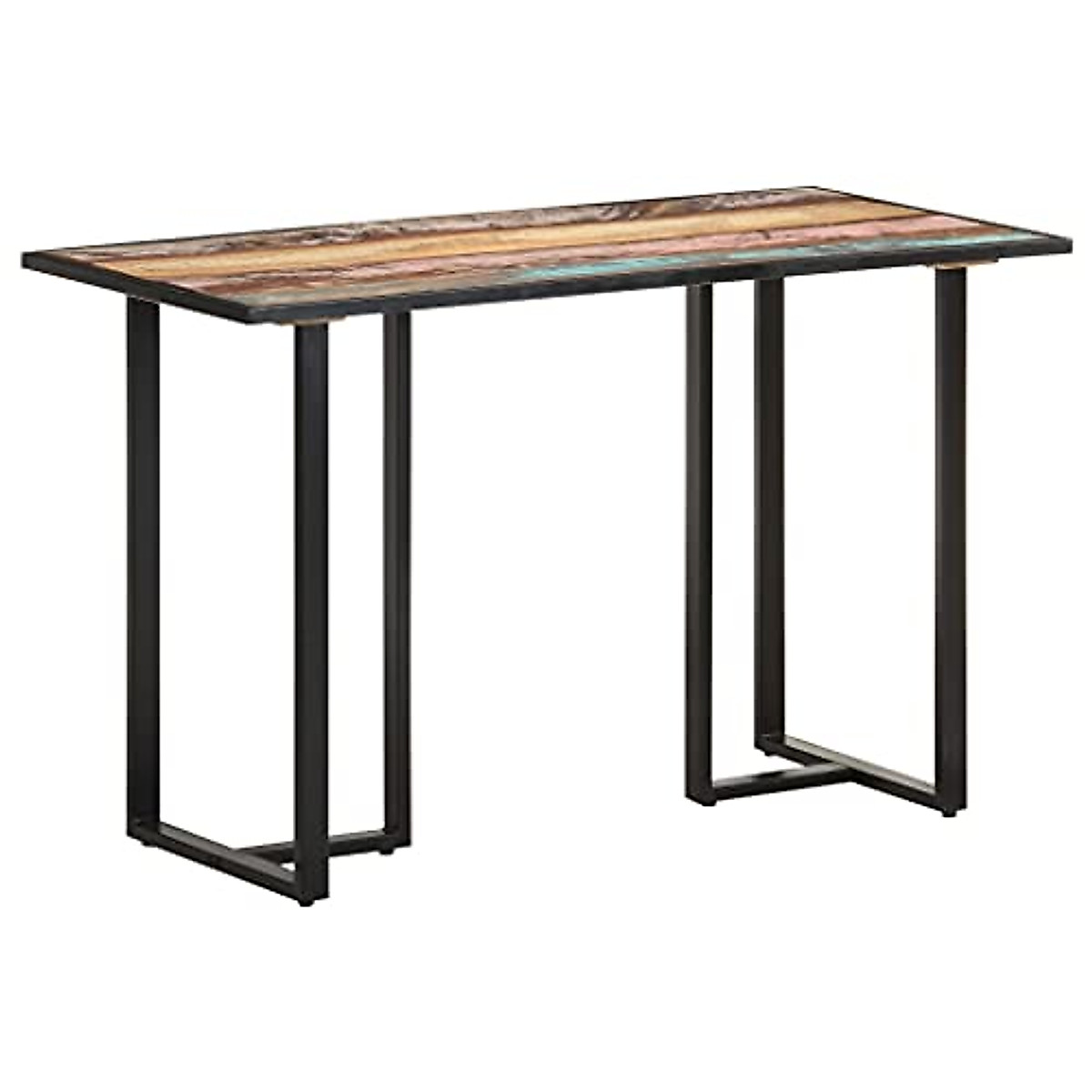 AJSEOYBS Large Dining Table,Industrial Rustic Kitchen Dining Room Table, Dinner Table for Kitchen, Living Room,Dining Table 47.2" Solid Reclaimed Wood