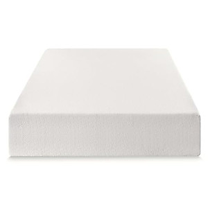 Best Price Mattress 14" Signature Green Tea Memory Foam Mattress, Queen, White