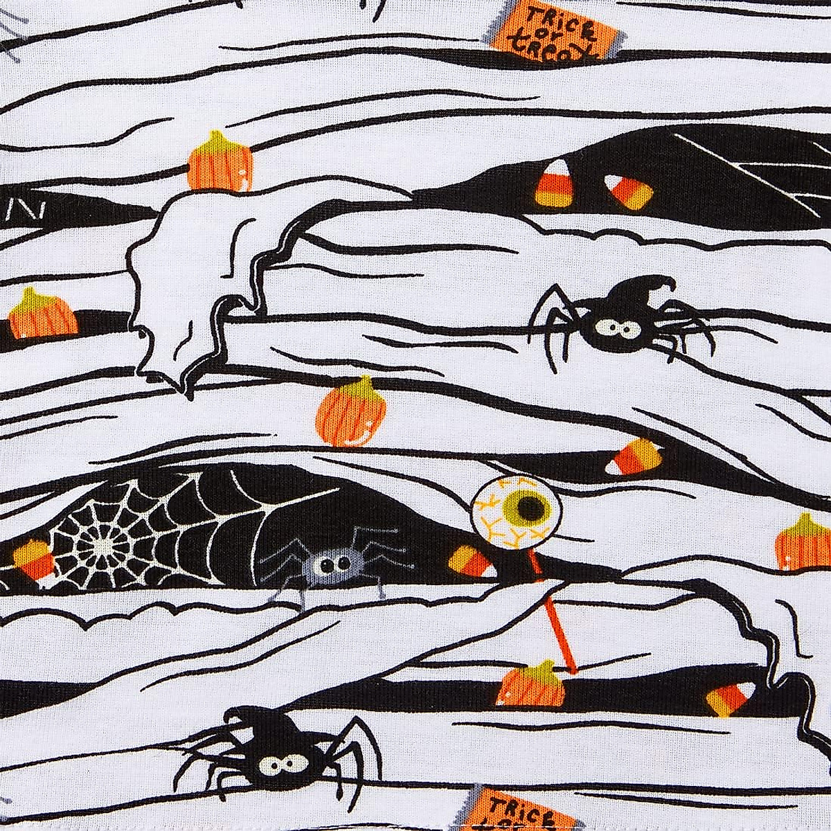 The Children's Place Kids 2 Piece Family Matching, Halloween Pajama Sets, Cotton, Glow Mummy, 8