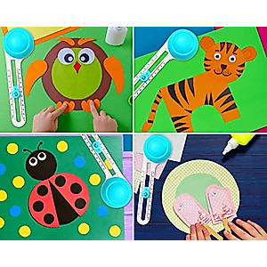 MyLifeUNIT Circle Cutter, Circular Rotary Cutter for Paper Crafts Scrapbooking (Included 6 Blades)