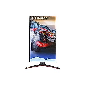 LG 27GP950-B 27” Ultragear UHD (3840 x 2160) Nano IPS Gaming Monitor w/1ms Response Time, 144Hz Refresh Rate, NVIDIA G-SYNC Compatible & AMD FreeSync Pro, DCI-P3 98% VD HDR 600, Black